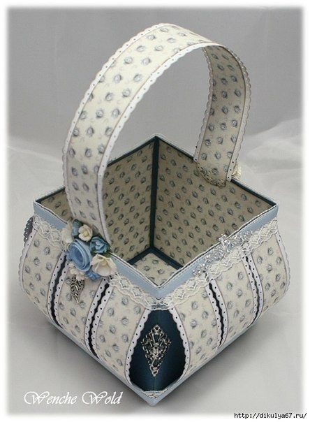 Красивая объемная корзина из бумаги - Азбука рукоделия, №608795249 ...