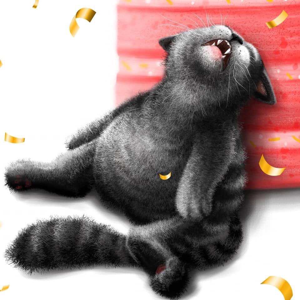 Художник Марианна Пащук Посмотрите каких чудесных котиков она рисует ПРИКОСНОВЕНИЕ ДУШИ