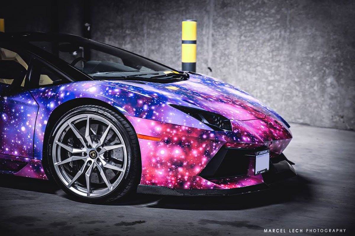 Galaxy Lamborghini Aventador Roadster