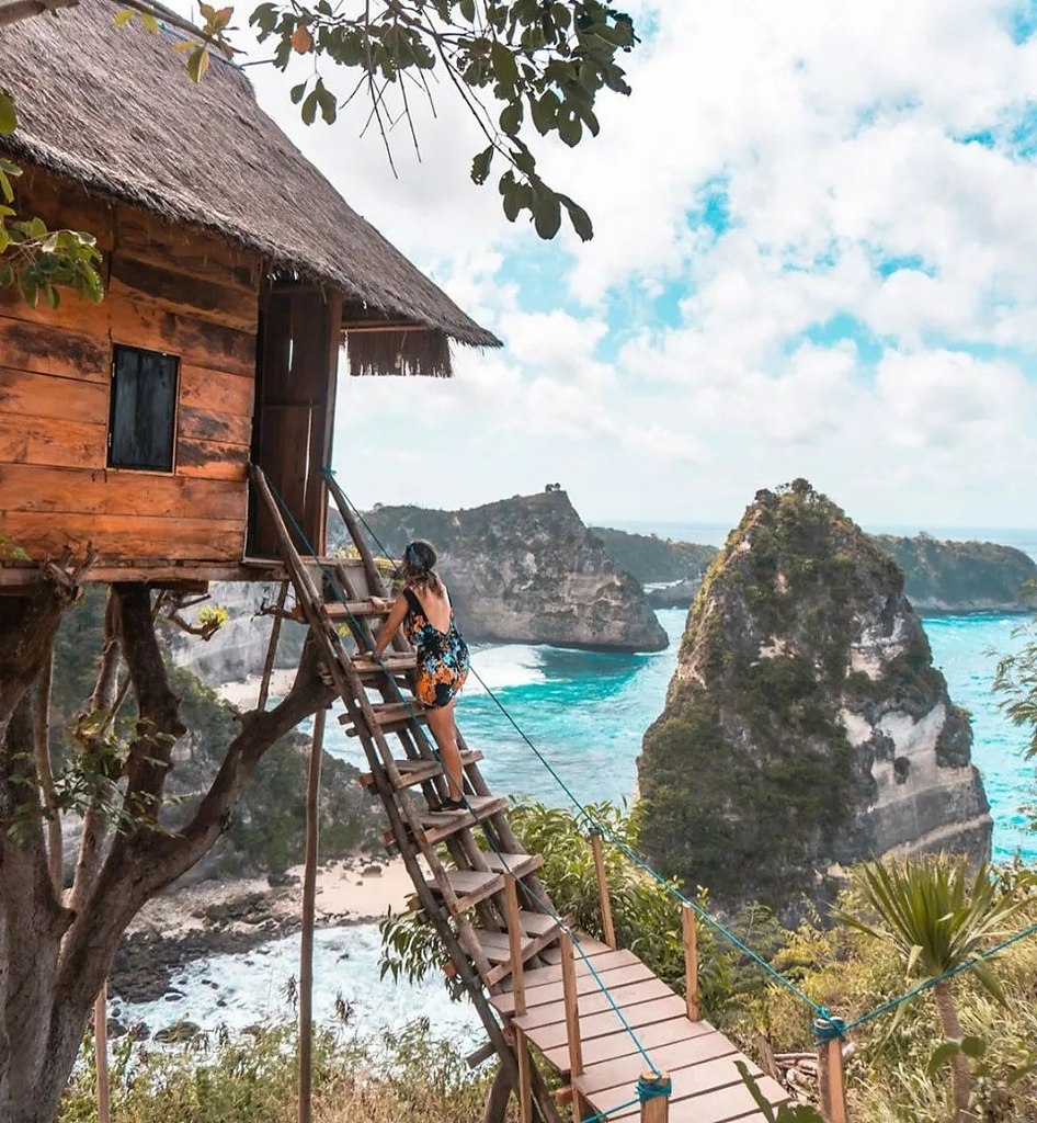 Индонезия , Нуса-Пенида, отель Rumah Pohon Tree House | Добро ...